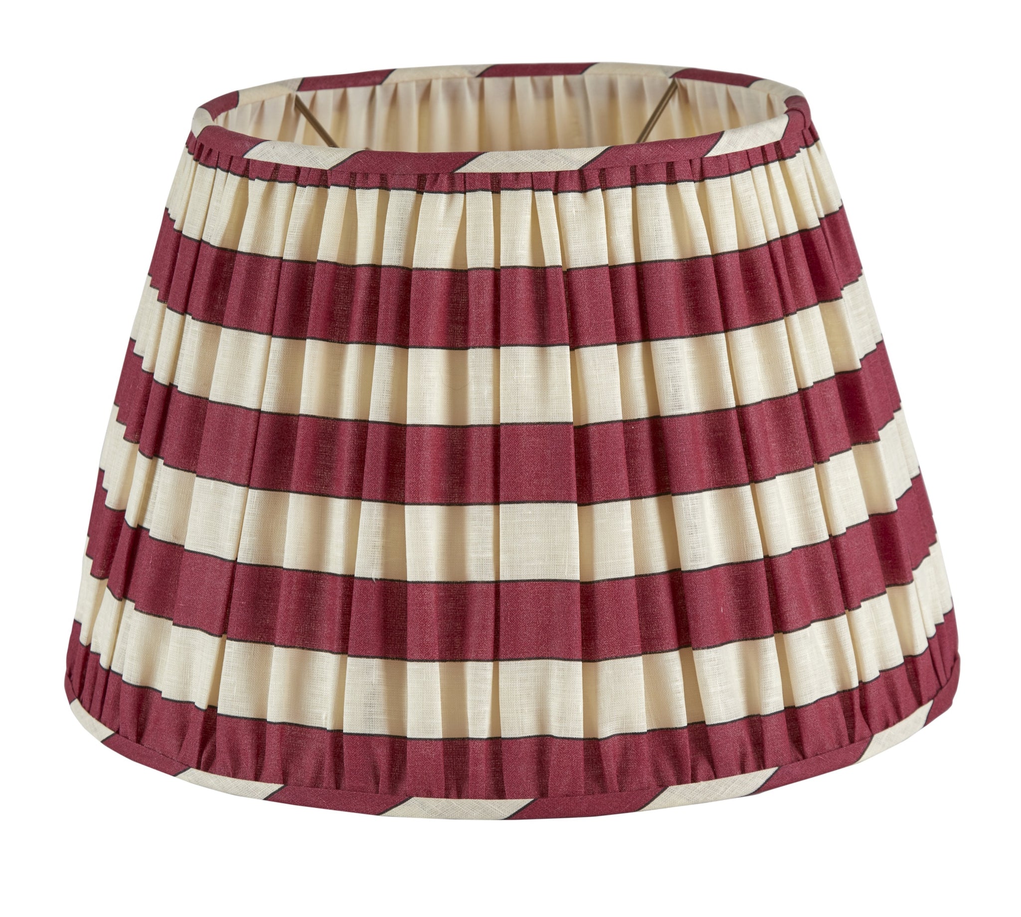 Ruby Plain Stripe Lampshade